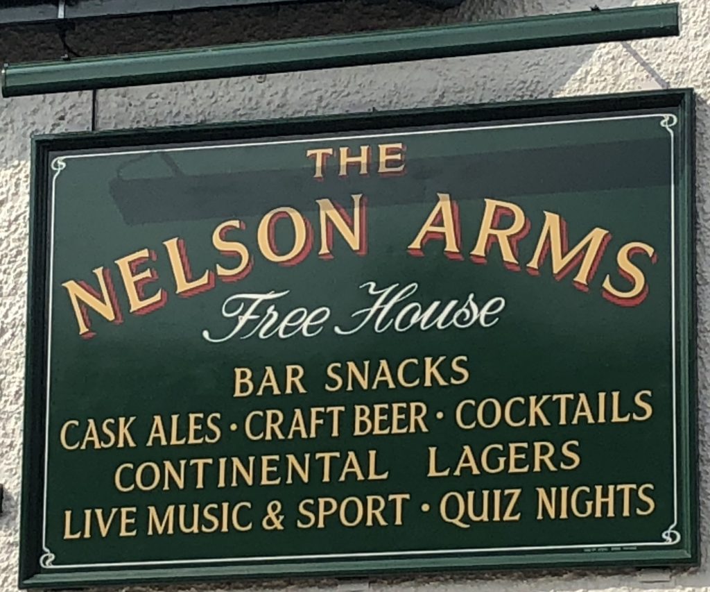 Sign – The Nelson Arms